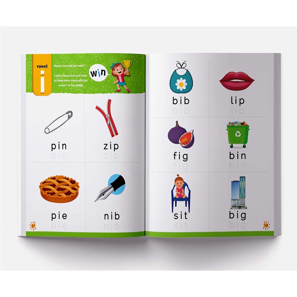 [FUNBOOK] My First 3 Letter Words : Tracing And Activity Book children ...