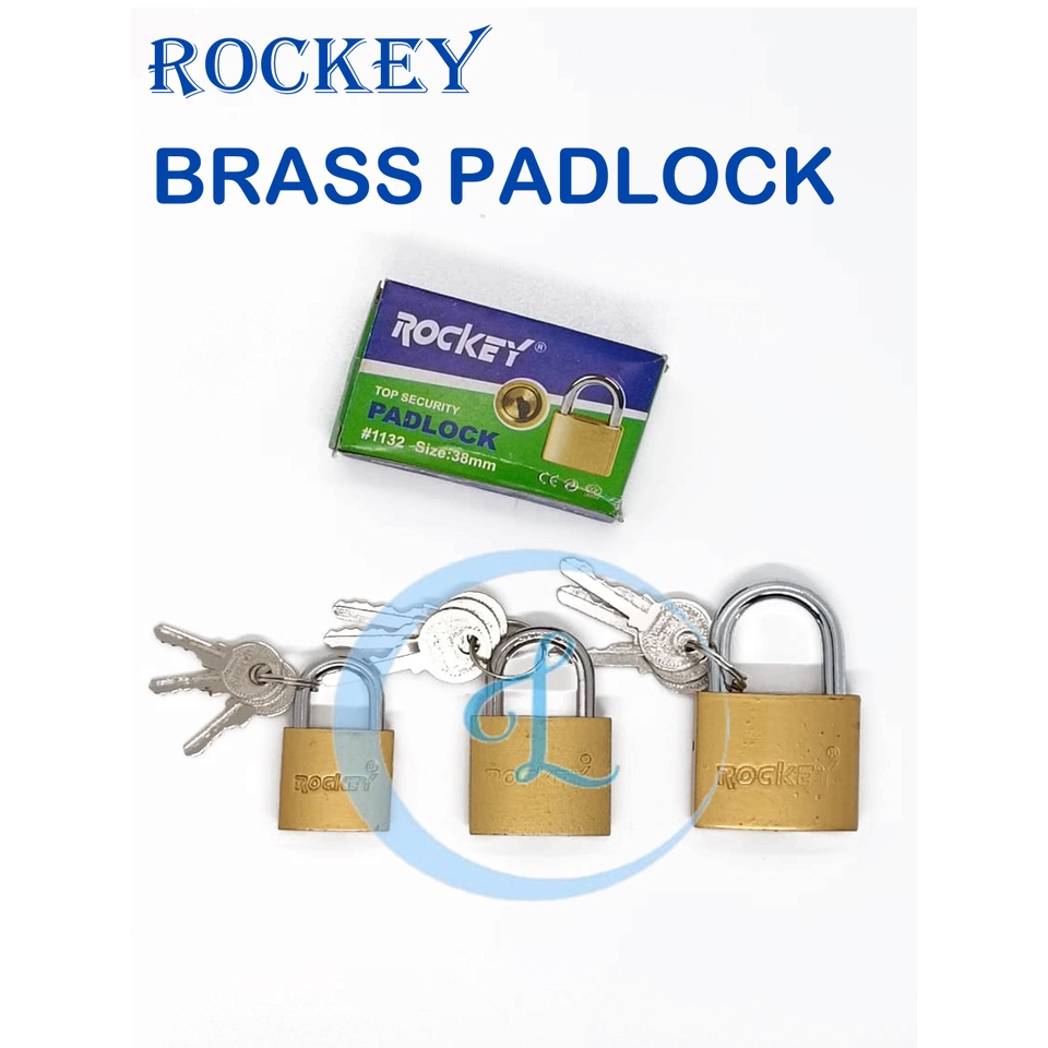 [READY STOCK] ROCKEY BRASS PADLOCK | Shopee Malaysia