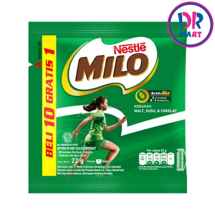 Milo Activ Go Sachet 22G x 5pcs | Shopee Malaysia