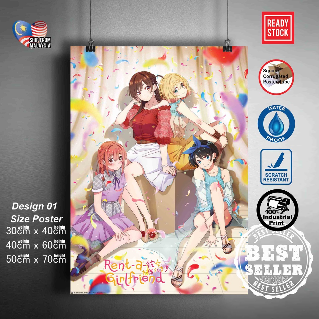 Ready Stock Rent a Girlfriend 07 | Kanojo karishimasu | KanoKari | Chizuru | Ruka | Sumi | Mami ...