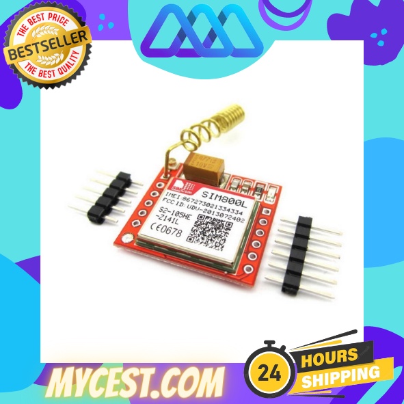 Arduino SIM800L GPRS GSM Tracking Module with Antena & SIM Slot ...