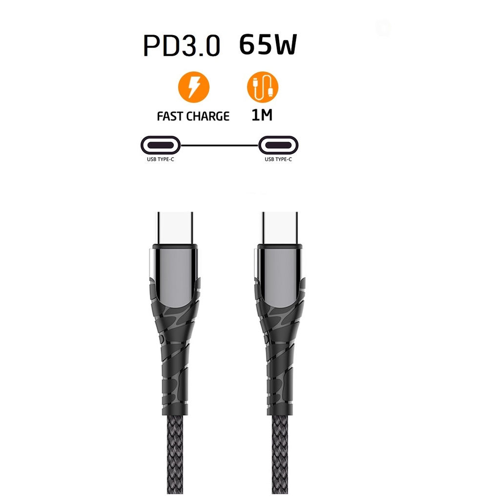 LDNIO LC101 PD65W PD3.0 65W Power Delivery Type-C to Type-C USB-C to ...