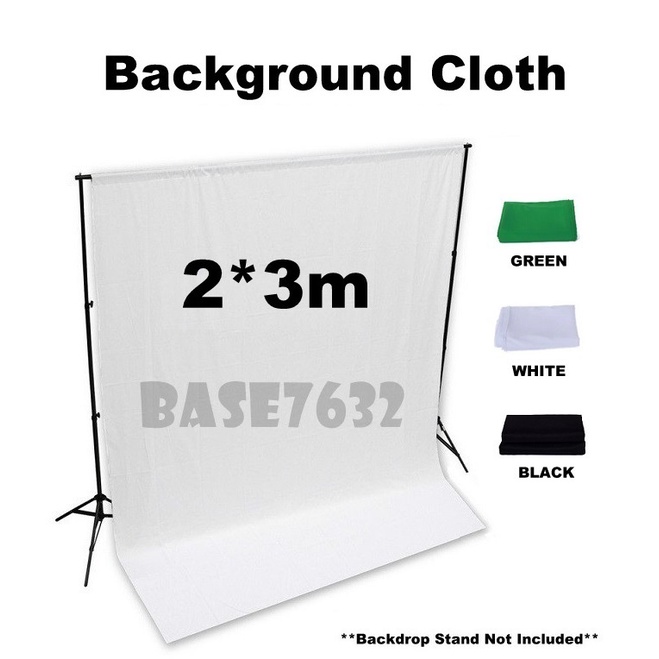 2*3m 2x3m 2m 3m 200cm 300cm WHITE Green Polyester Cotton Cloth Shooting ...
