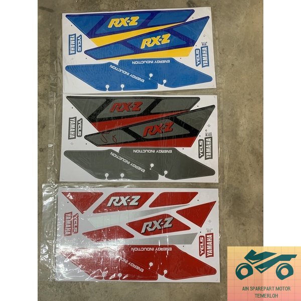 Stiker Sticker Body Stripe Cover Set (4) Yamaha RXZ135 RXZ 135 by ain ...