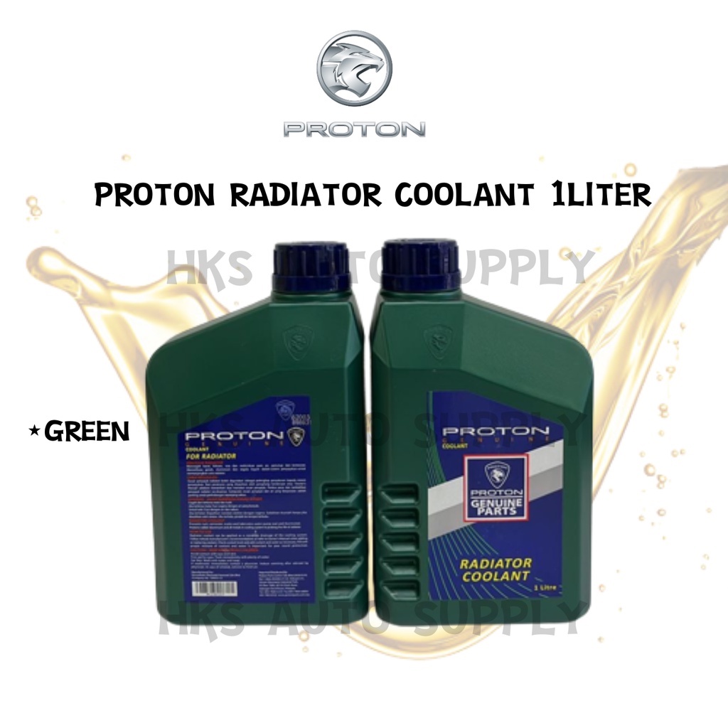 PROTON RADIATOR COOLANT 1LITER (Green) Suitable For All Car Model ...