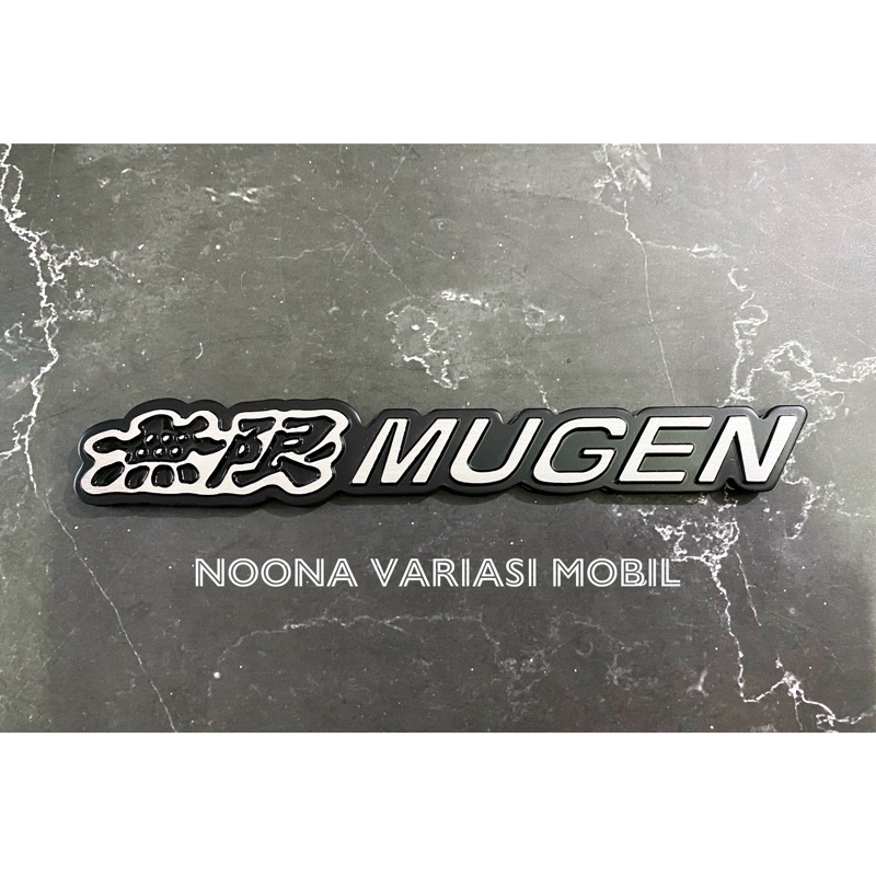 HITAM Honda mugen black stainless steel emblem Logo | Shopee Malaysia