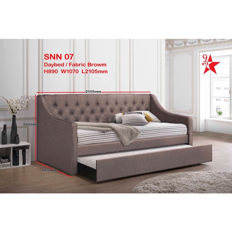 LPC MALL 3ft Single Bed With Pull Out Bed Katil Bujang+Katil Talik ...
