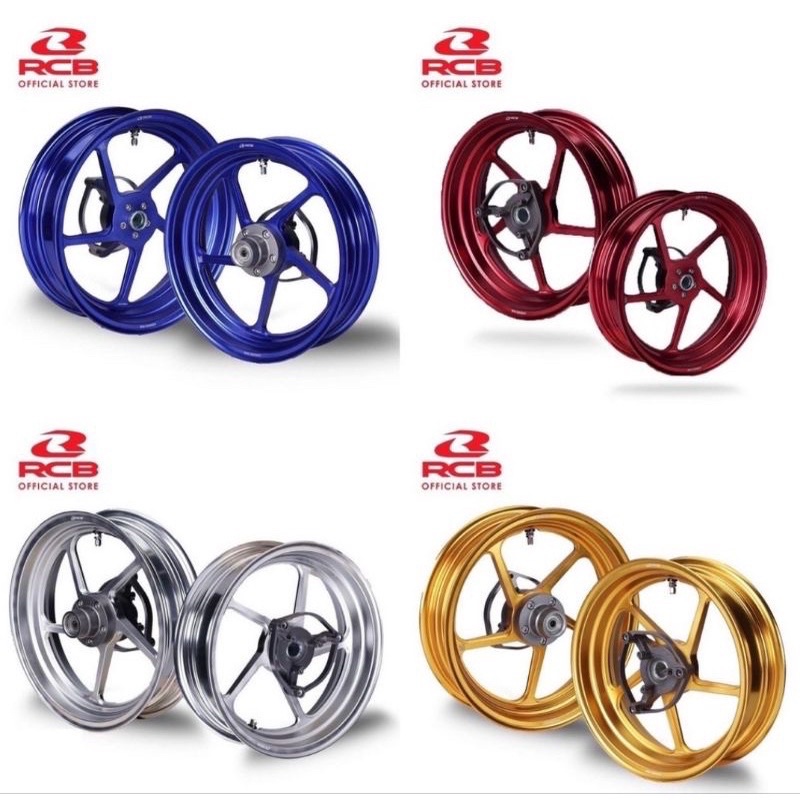 RCB FG506 Racing CNC Forged SPORT RIM Yamaha Xmax Sportrim Xmax250 ...