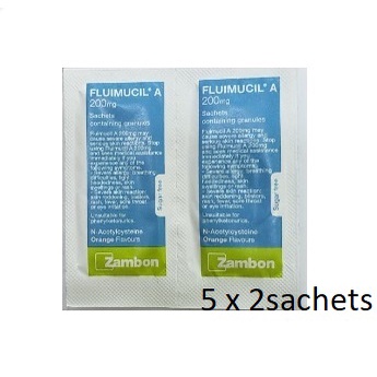 Fluimucil A Sachet NA 100mg/200mg Orange Flavour | Shopee Malaysia