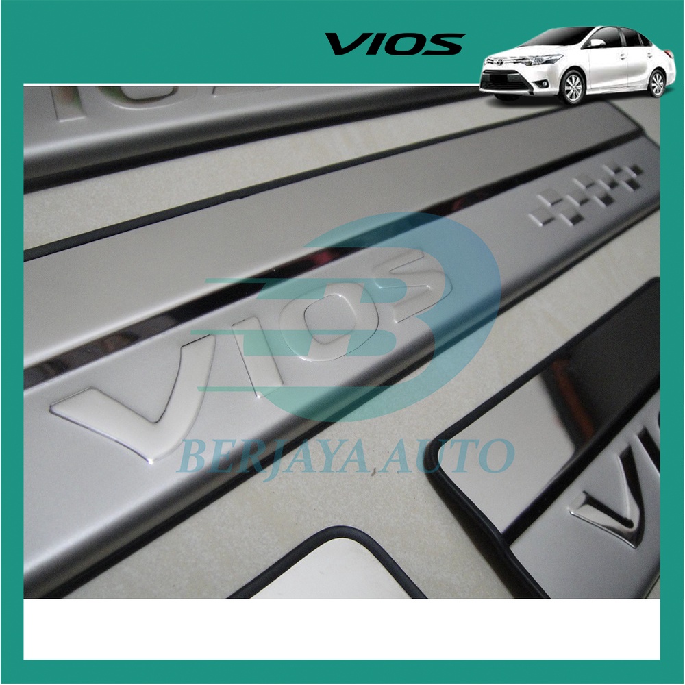 Toyota Vios 2013 - 2018 Door Step / Scuff Plate | Shopee Malaysia