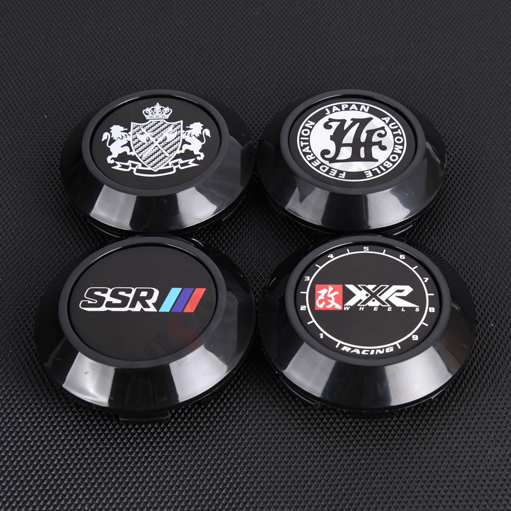 4PCS Clip Diameter 72MM SSR Cap Sport Rim XXR Racing Logo Wheel Cover ...
