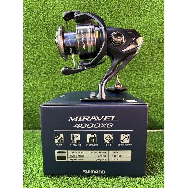 Shimano Miravel Spinning Fishing Reel 2022 | 1000 2500 2500HG C3000 C3000HG 4000 4000XG C5000XG ...