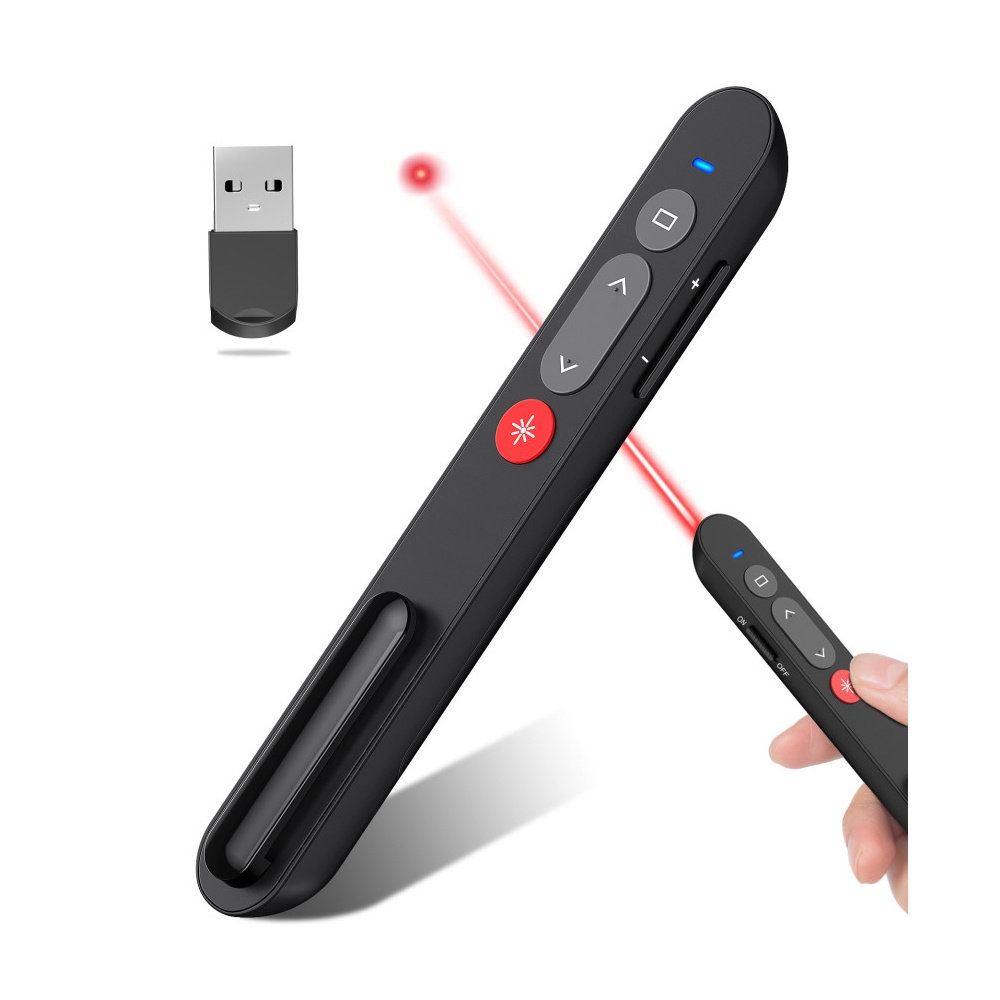 ELECTROFUNKY Wireless Presenter Pen USB PowerPoint Presentation Clicker ...