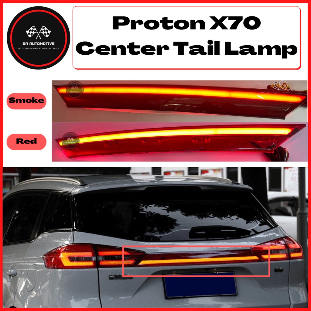 Proton X70 X-70 (NEW DESIGN Clear Casing No Crack Line) DRL Tail lamp ...