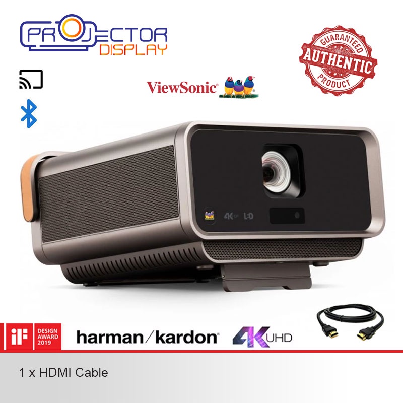 Viewsonic X11-4KP 4K HDR Short Throw Smart Portable LED Projector ...