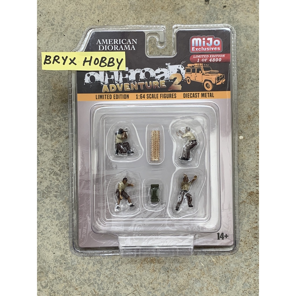 American Diorama Mijo Exclusives Figures Set Off Road Adventure ll #AD ...