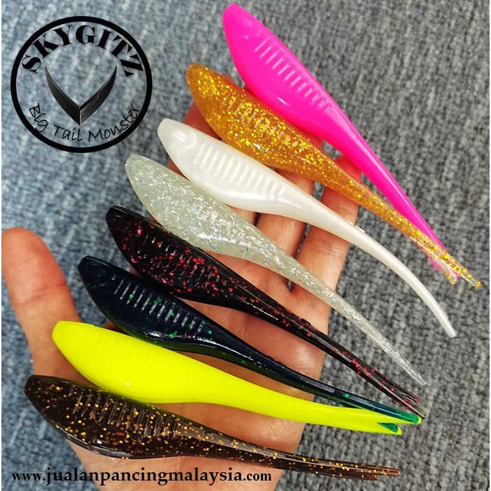 SKYGITZ MALAYSIA Baby Silencer 12cm 10g Floating Soft Plastic Ozmy ...