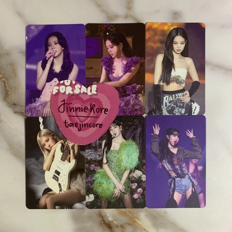 UNGU Blackpink THE SHOW DVD PACKAGE OFFICIAL PHOTOCARD JISOO BUNDLE ...