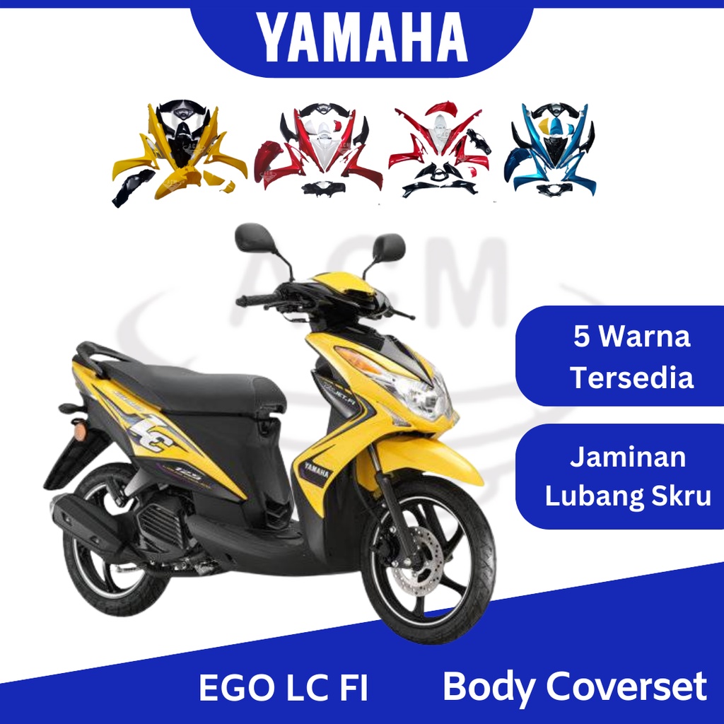 YAMAHA EGO LC FI Full Body Cover Set Coverset Color Parts Coverset Fuel Injection EgoLCFi EGOLC ...
