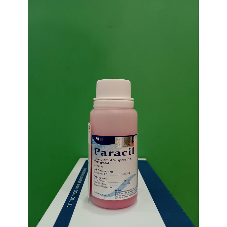 Paracil 250mg/5ml Suspension 60ml | Shopee Malaysia