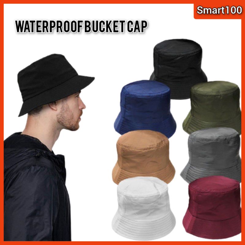 Waterproof Bucket Hat Topi Camping Hat Hiking Hat Topi Bucket Topi ...