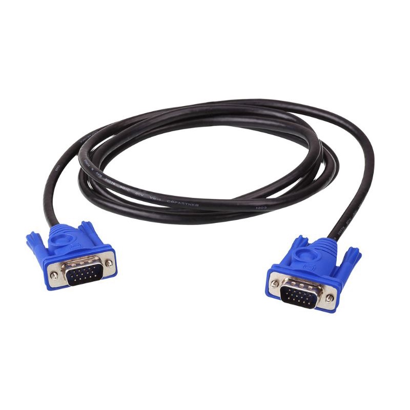 VGA to VGA cable for pc to monitor and pc to projector or dvr to ...