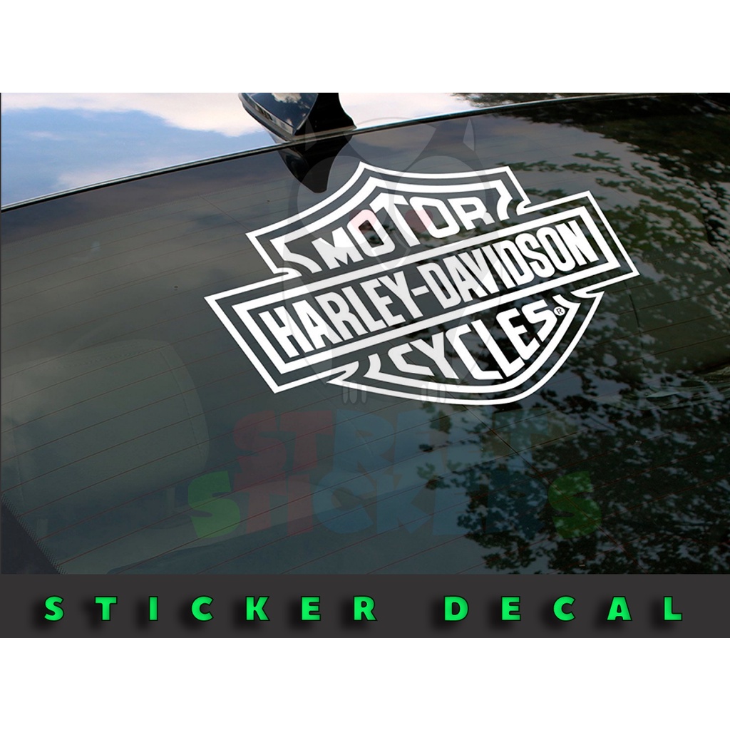 Harley Davidson Logo Sticker For Helmet Fuel Tank Body Motorcycles Car ...