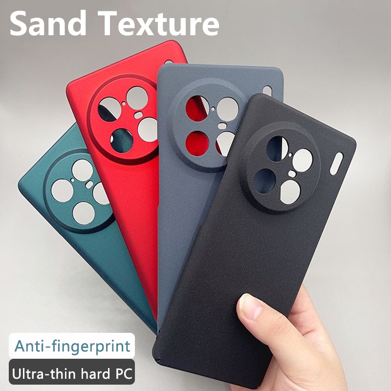 Vivo X90 X90Pro Pro Plus Casing Hard PC Back Sand Slim Phone Case Cover ...