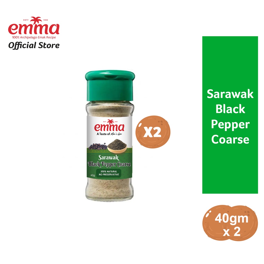Emma Sarawak Black Pepper Powder / Serbuk Lada Hitam Sarawak Emma 60g ...