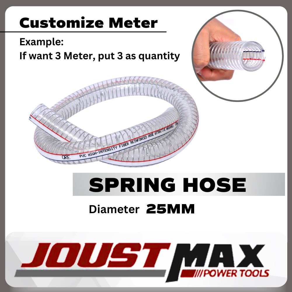 Spring Hose Transparent PVC Plumbing Hose Water Pump Plastic Pipe ...