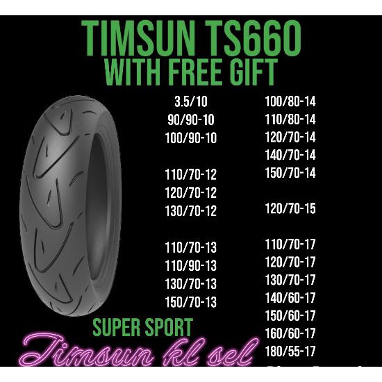 TAYAR TIMSUN TS660 TIMSUN 110/70/13 TIMSUN 140/70/14 TIMSUN 110/70/12 ...