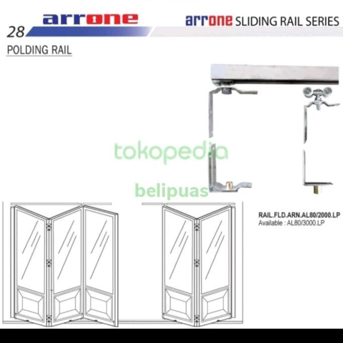 Aluminum Folding Door Rail/Folding 3 Meters 5 Dp | Shopee Malaysia