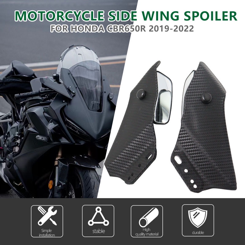 for YAMAHA R1 R6 TMAX530 Adjustable Side Wing Spoiler Front Fairing ...