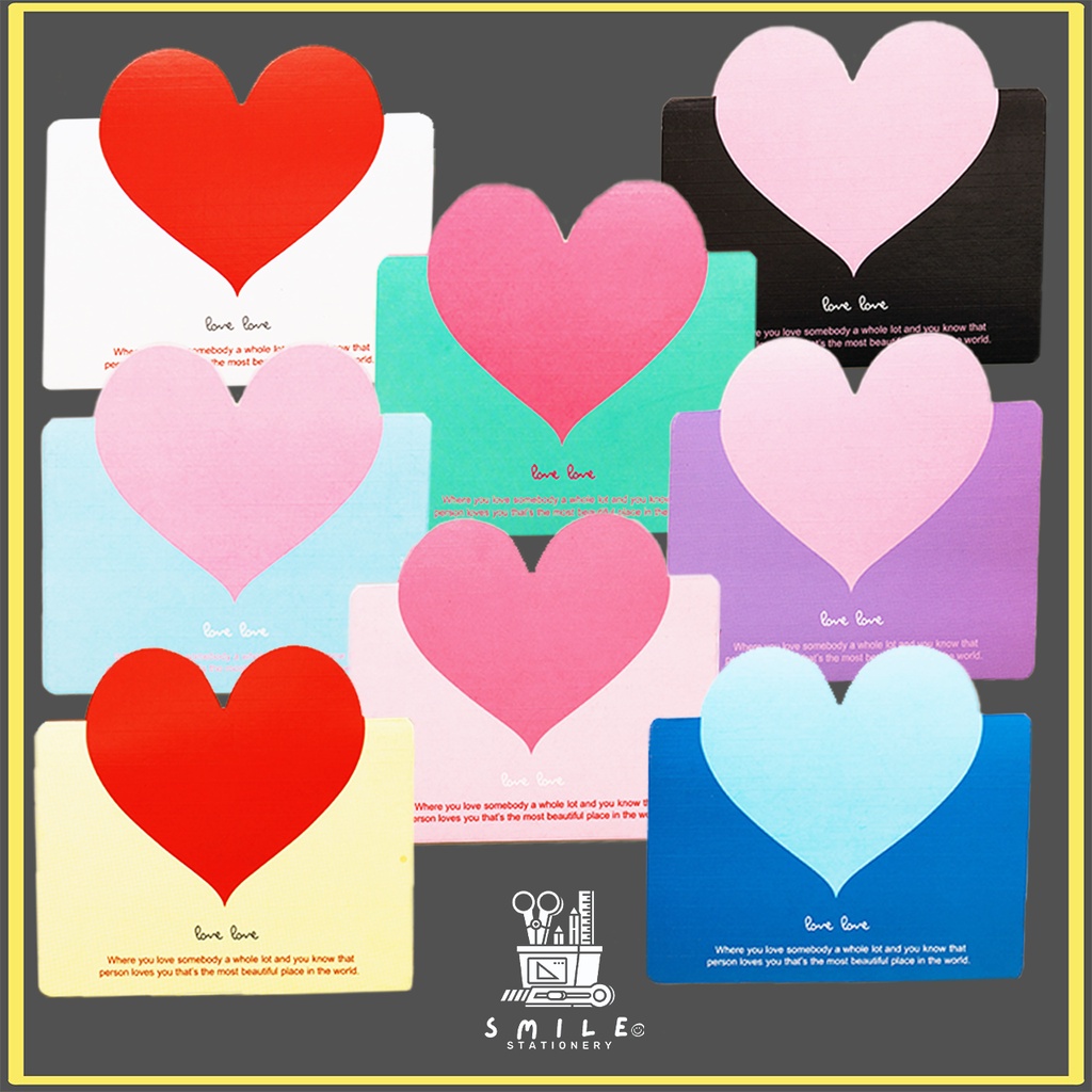 Love Card Kad Hati Wish Card Greeting Card | Shopee Malaysia