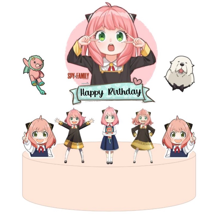 Anya SPY X FAMILY cake topper | Shopee Malaysia