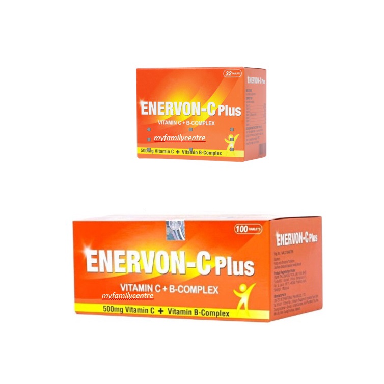 Enervon C 120s/100+32s (Vitamin C 500mg + B Complex) | Shopee Malaysia
