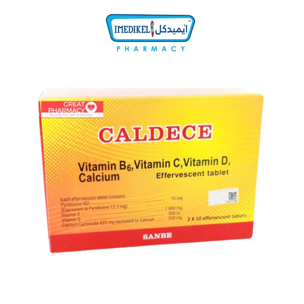 CALDECE VIT B,C,D,CALCIUM EFFERVERCENT (1x10's) | Shopee Malaysia