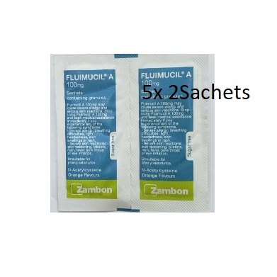 Fluimucil A Sachet NA 100mg/200mg Orange Flavour | Shopee Malaysia