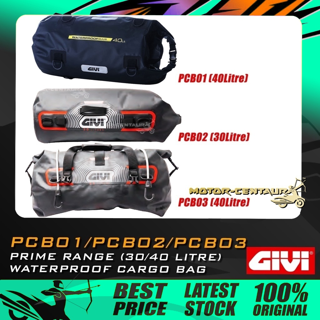 BEG GIVI WATERPROOF CARGO BAG PCB01(40LT), PCB02(30LT), PCB03(40LT ...
