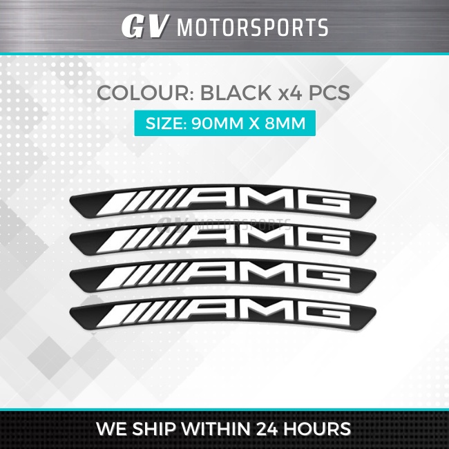 READY STOCK Mercedes Benz AMG Brabus 4MATIC Rim Tire Wheel Emblem ...