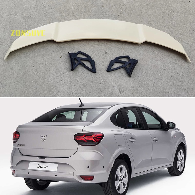 Use For2020-2022 Dacia Logan Spoiler Auto Sedan Rear Wing Body Kit ...