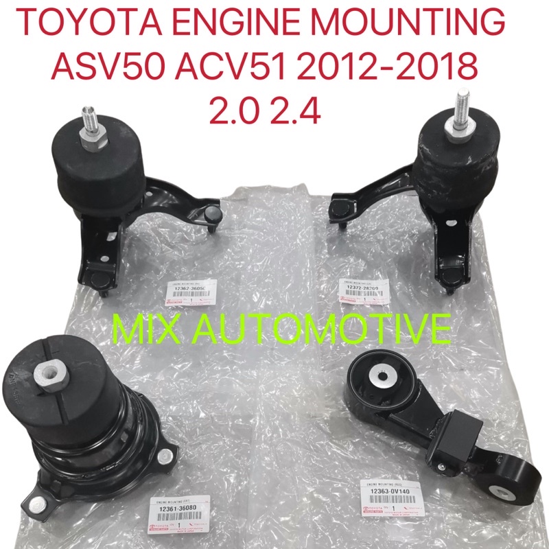 100% ORIGINAL TOYOTA CAMRY 2012-2018 ASV50 ACV51 2.0/2.4 ENGINE ...