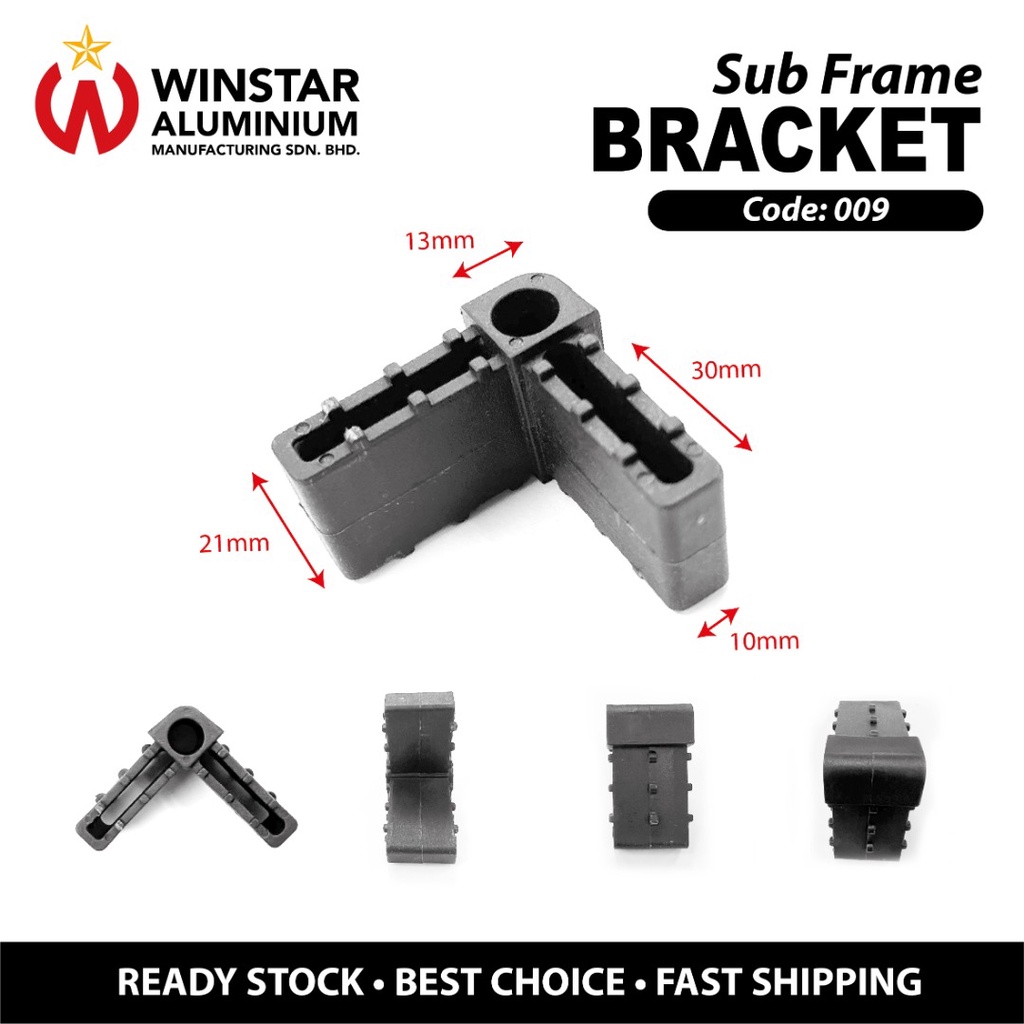 PVC Bracket Code: 009 - SubFrame Bracket [1 PACK] | Shopee Malaysia