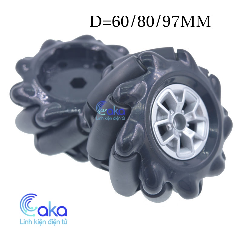 Mecanum wheel multidirectional wheel diameter 60mm 80mm 97mm soft ...