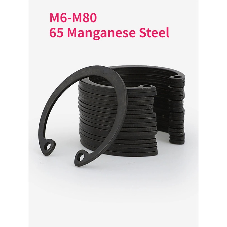 M6-M80 65 Manganese Steel Circlip for Hole Inner Circlip C Type ...