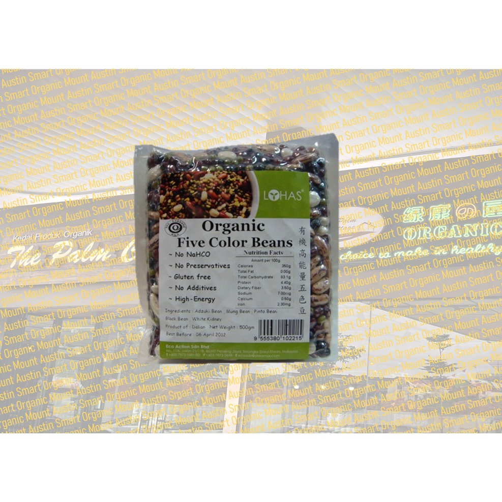 Organic Five Color Beans 有機五色豆 500g | Shopee Malaysia