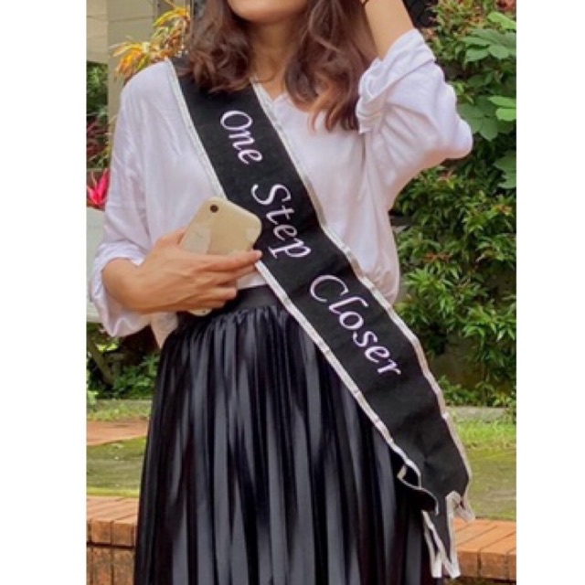 One STEP CLOSER/MAKASSAR Sling/Graduation Sash/Graduation Gift ...