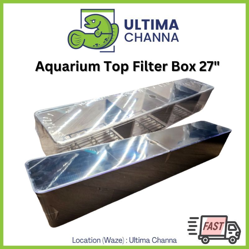 High Quality Aquarium Top Filter Box 27" with 4 compartments for filter ...