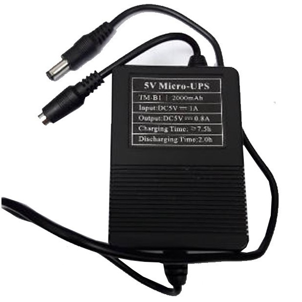 iTBOX 5VDC 0.8A/2000 mAh Power Supply Backup Battery Mini UPS TM-UPS500 ...