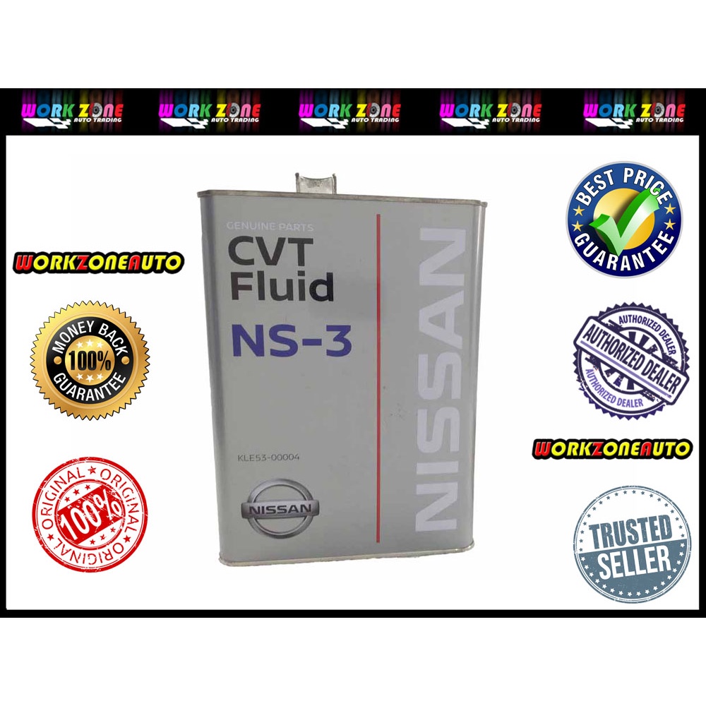 Nissan Auto Transmission Fluid CVT 4L Genuine Original (Old Stock Clearance) | Shopee Malaysia